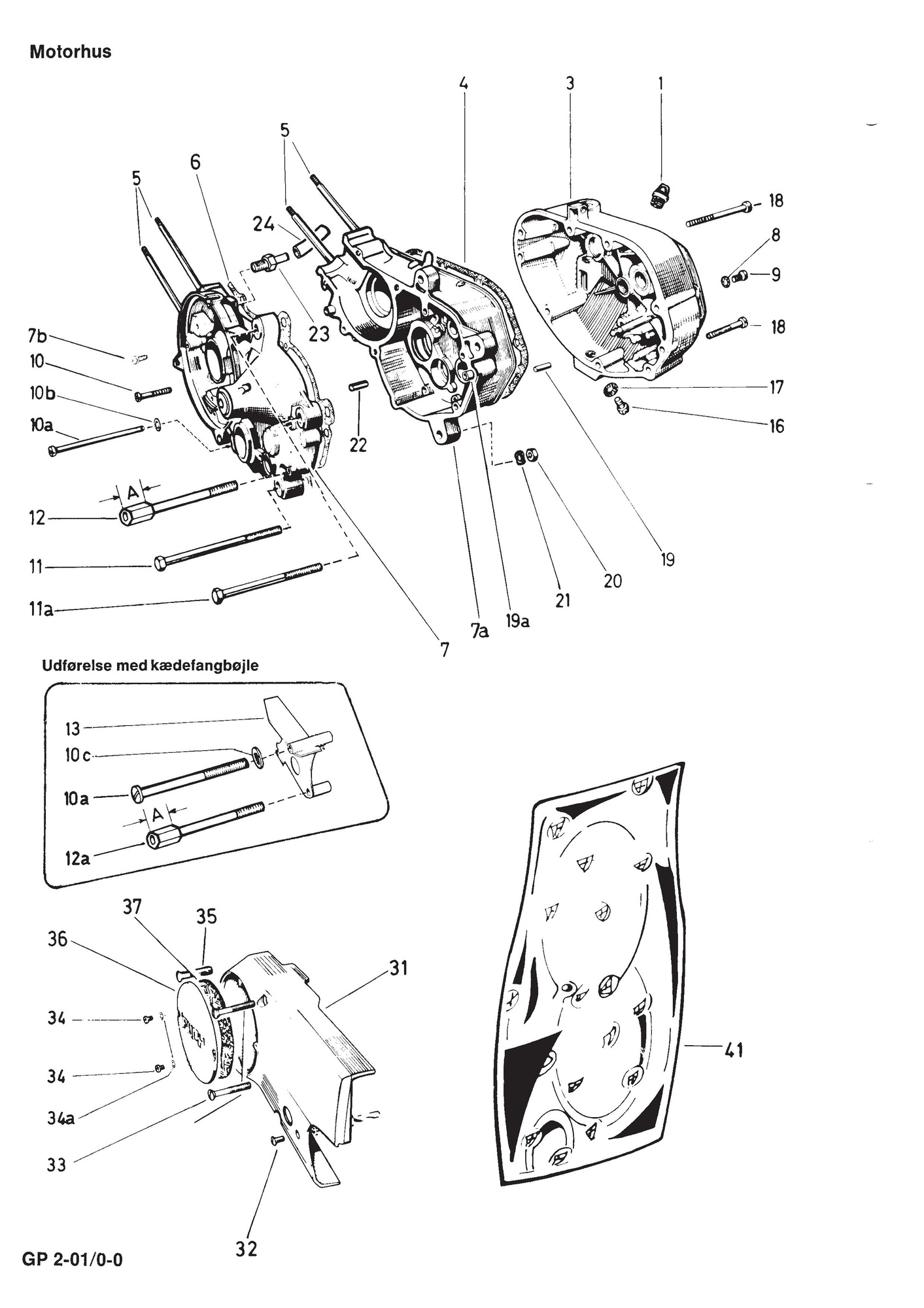 01. Motorhus, pakninger og simmerringe
